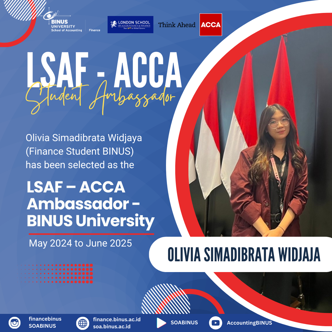 LSAF - ACCA Ambassador - BINUS University | Finance